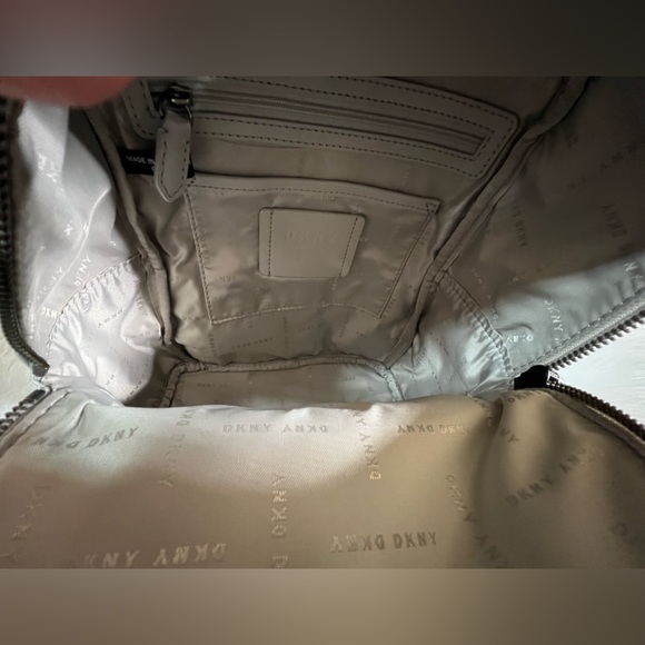 Dkny | Bags | Dkny Mini Abby Silver Backpack | Poshmark